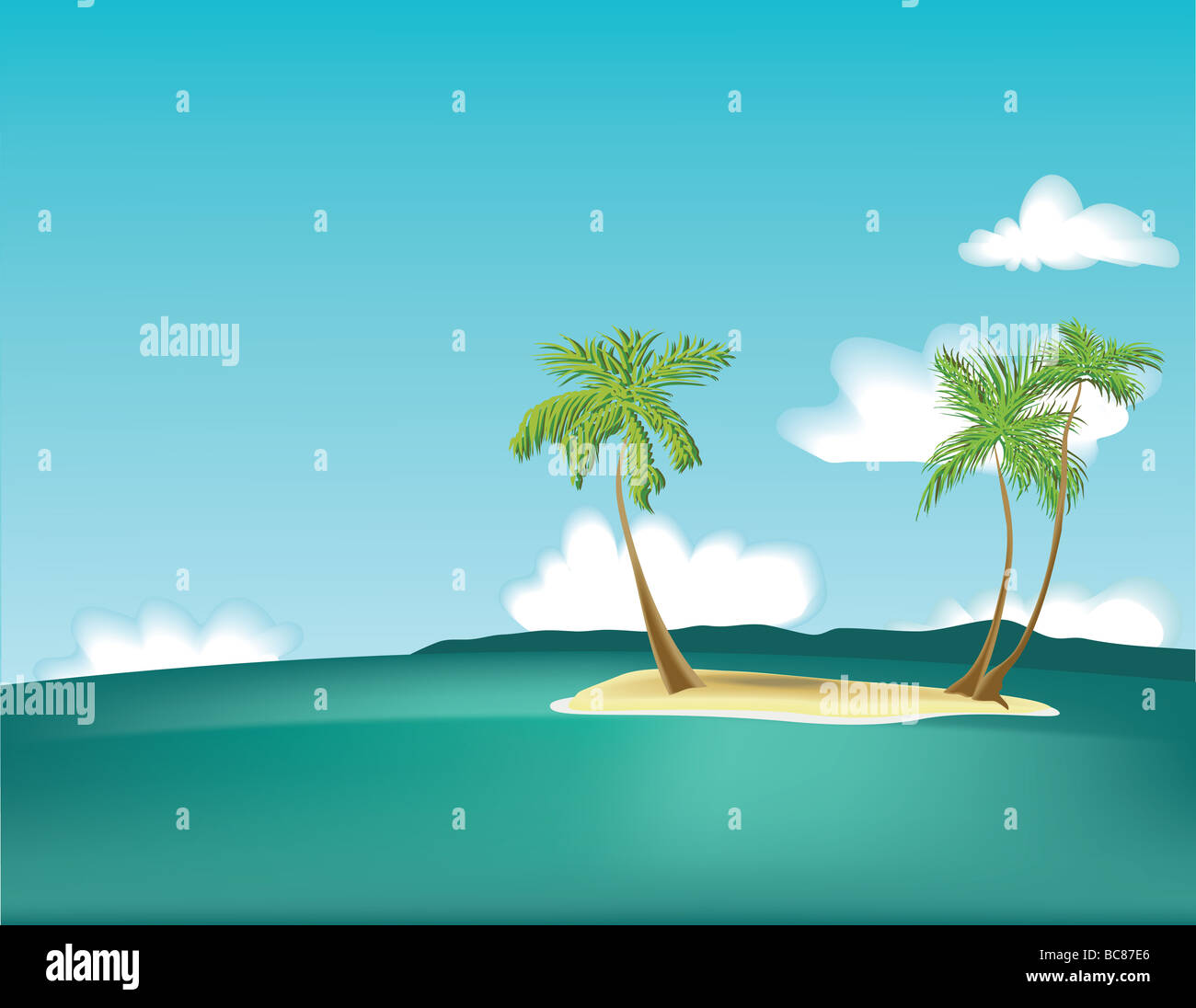 Lonely island hi-res stock photography and images - Alamy