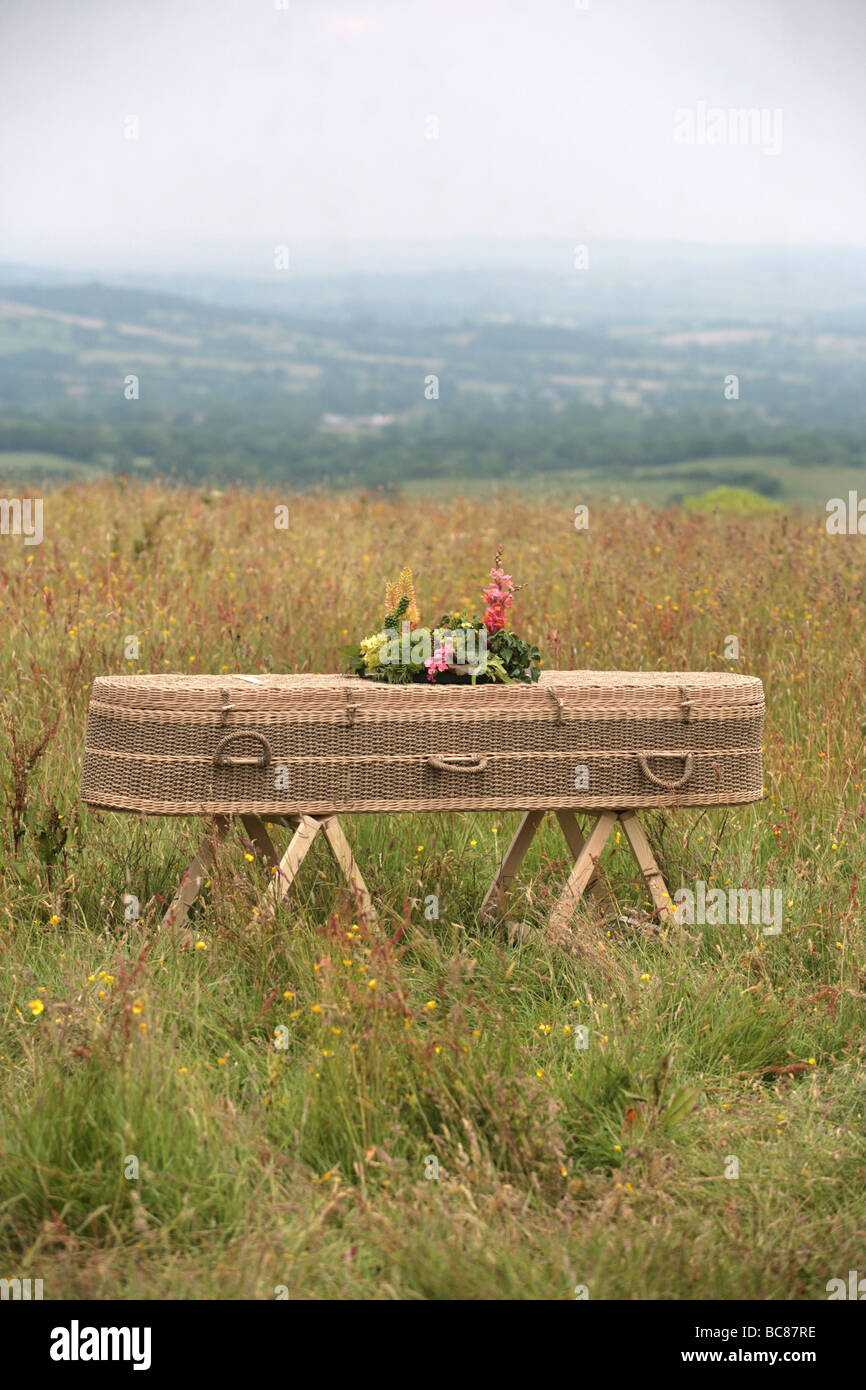 Wicker coffin hi-res stock photography and images - Alamy