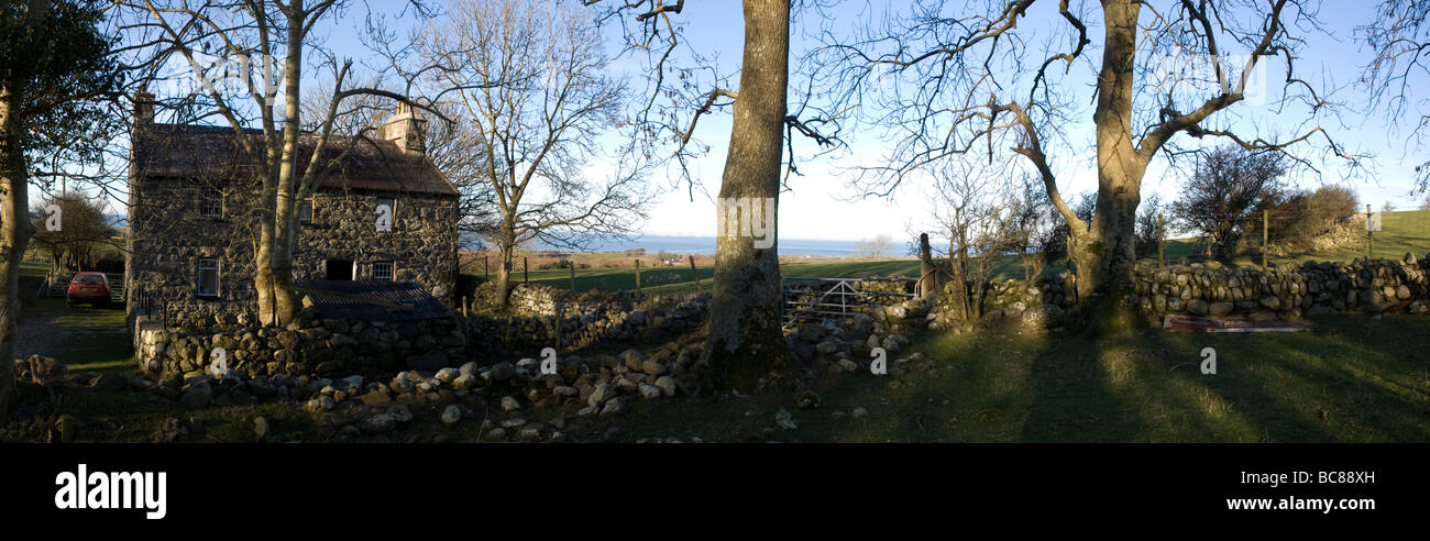 An old farm cottage near Penygroes and Llanllyfni in Caernarfon, Wales ...
