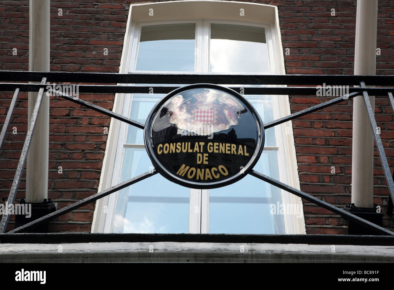 Monaco consulate, Mayfair, London Stock Photo - Alamy