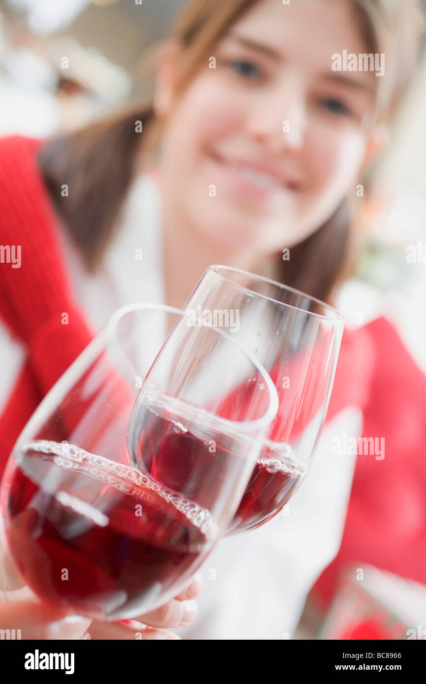 Raising glass hi-res stock photography and images - Alamy
