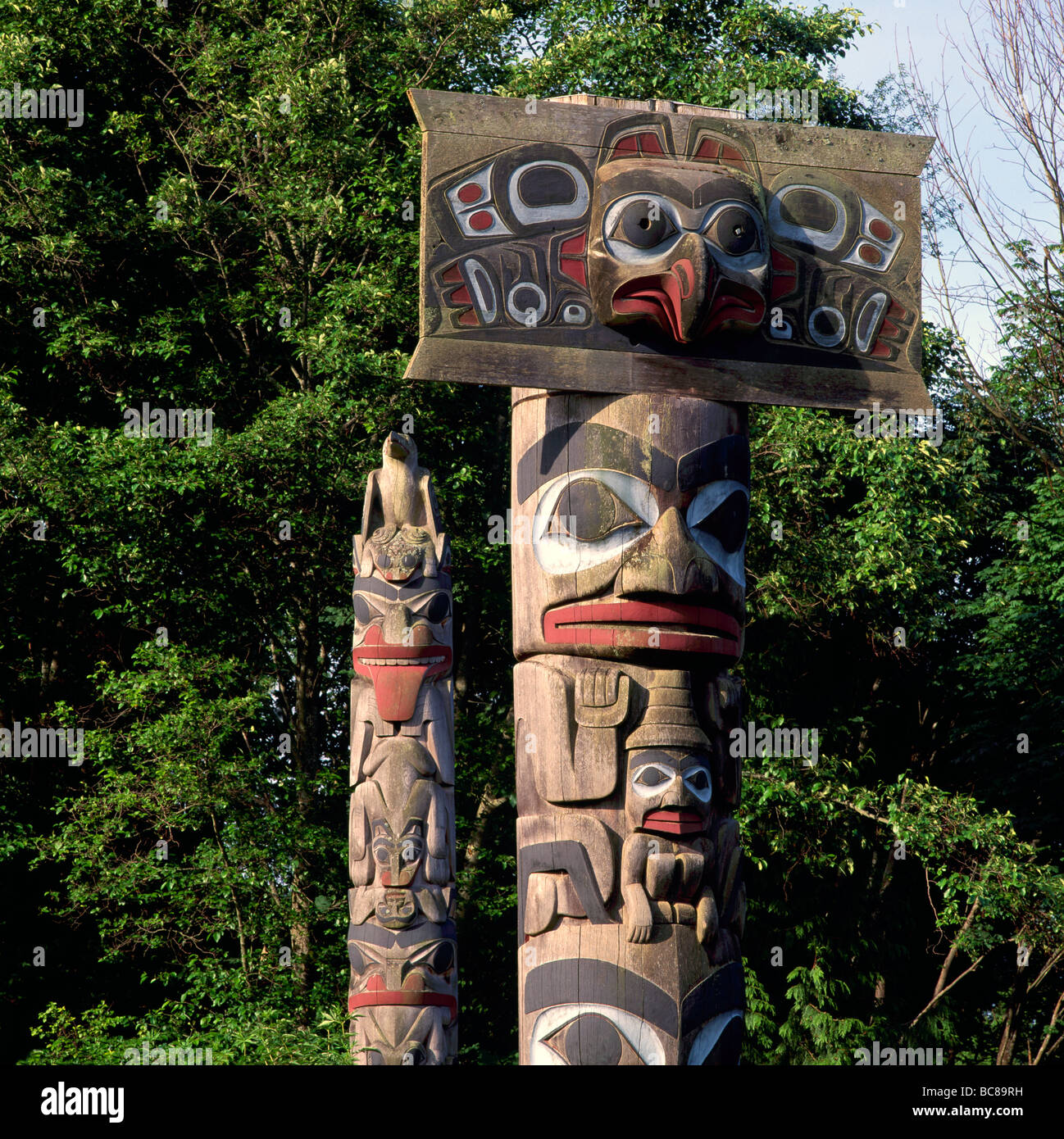 Haida Indian Totem Pole High Resolution Stock Photography and Images ...