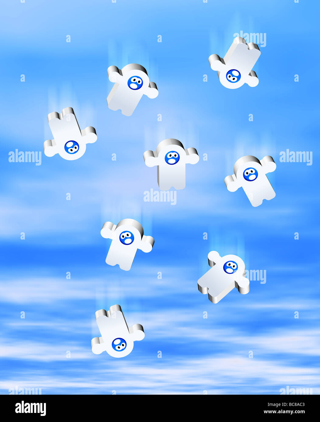 Falling men hi-res stock photography and images - Alamy