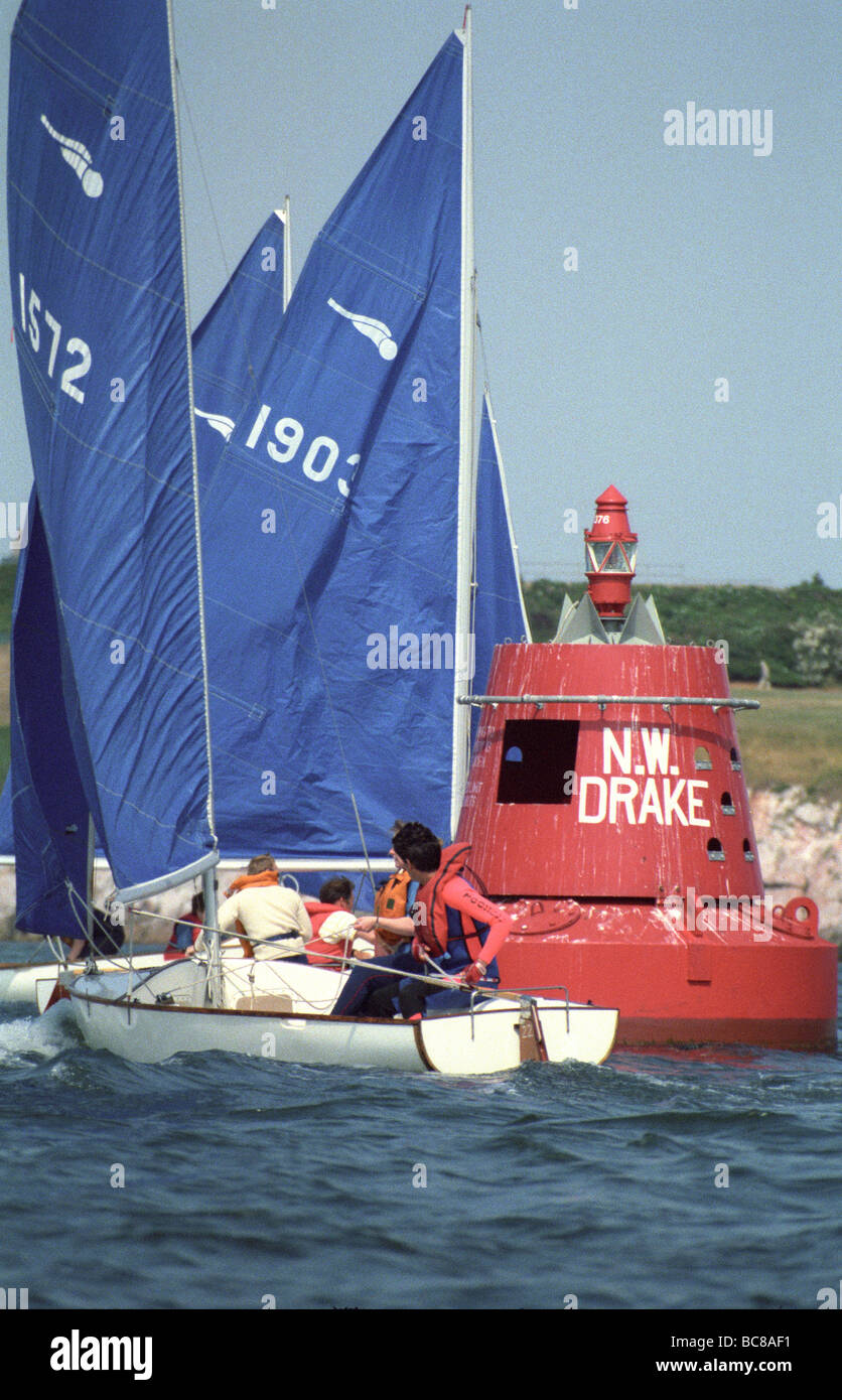 Sailing boat race buoy hi-res stock photography and images - Alamy