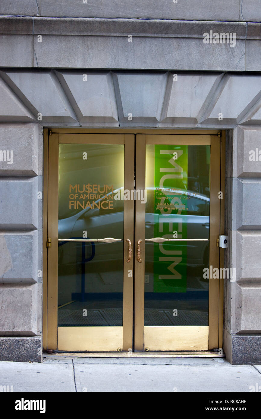 Museum of american finance hi-res stock photography and images - Alamy