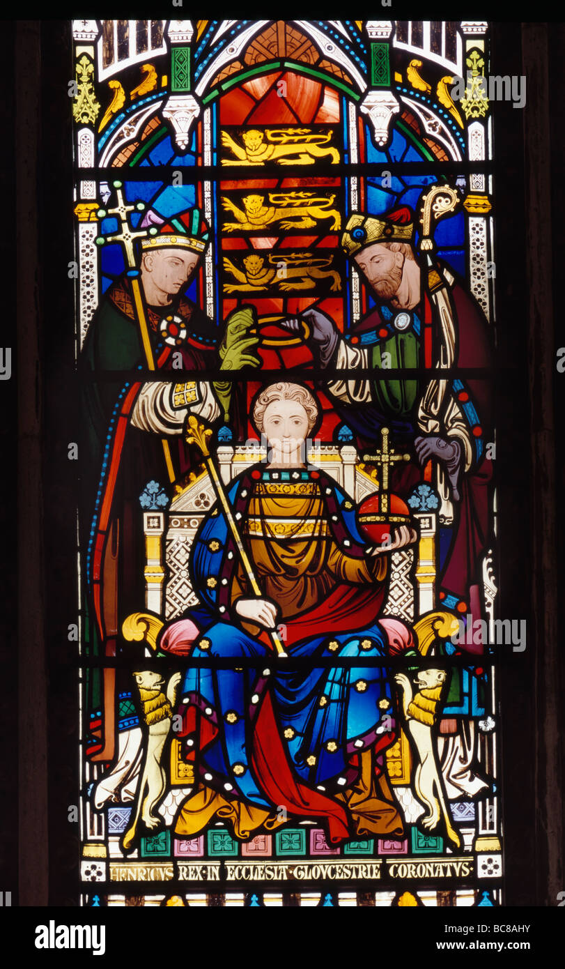 Gloucester Cathedral Henry Iii Window Stock Photo - Alamy