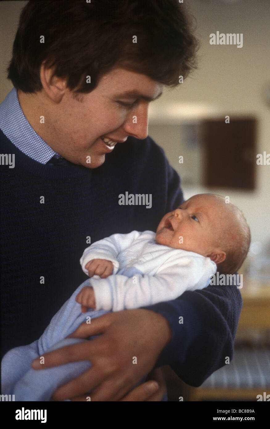 Child copying father hi-res stock photography and images - Alamy