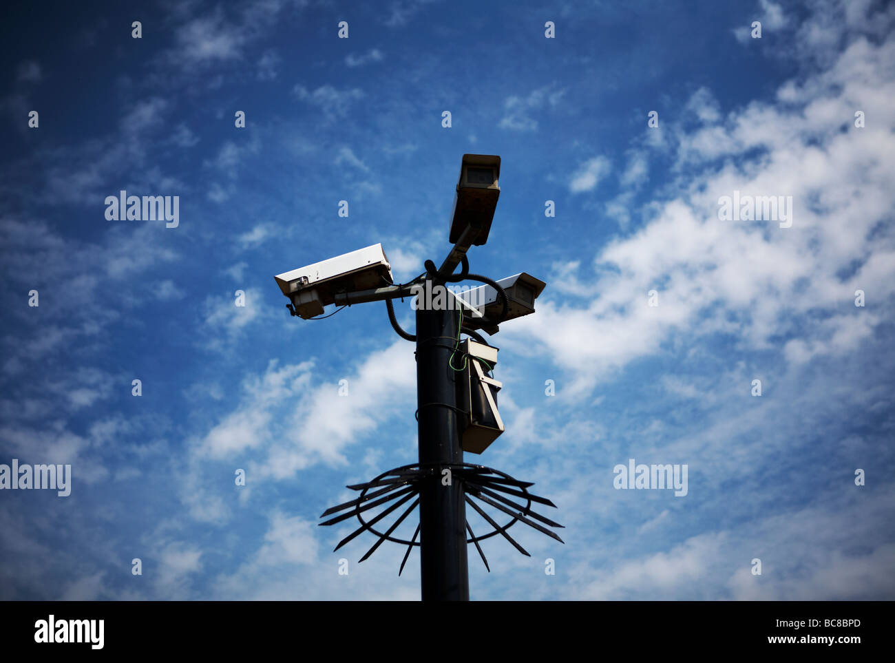 CCTV security camera in the uk Stock Photo - Alamy