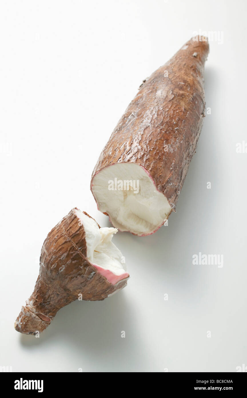 Cassava, broken Stock Photo - Alamy