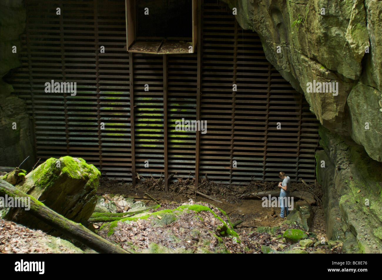 Cave Gate Hubbard s Cave Tennessee Stock Photo - Alamy
