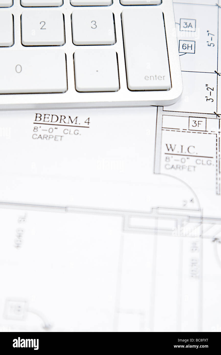 Architecture blueprint cad glasses hi-res stock photography and images ...