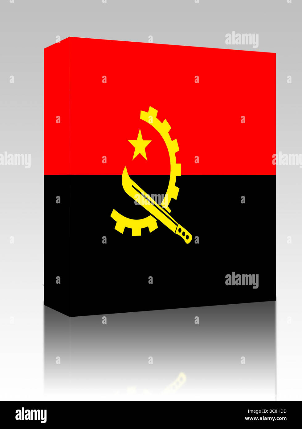Angola flag clipart hi-res stock photography and images - Alamy