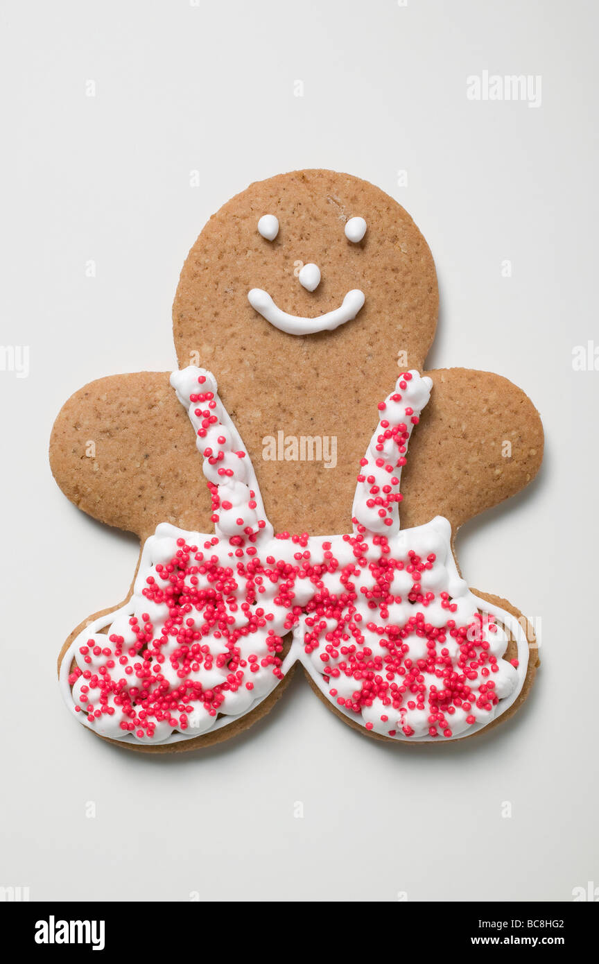 Gingerbread man, decorated Stock Photo - Alamy