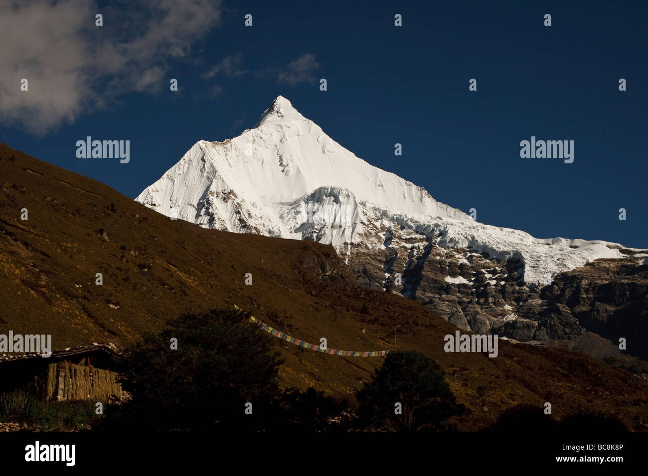 Mount Jitchu Drake in Bhutan Stock Photo - Alamy