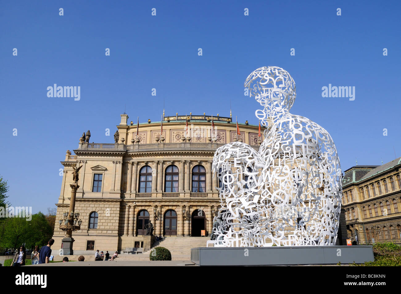 The Rudolfinum is a music auditorium and one of the most important neo ...