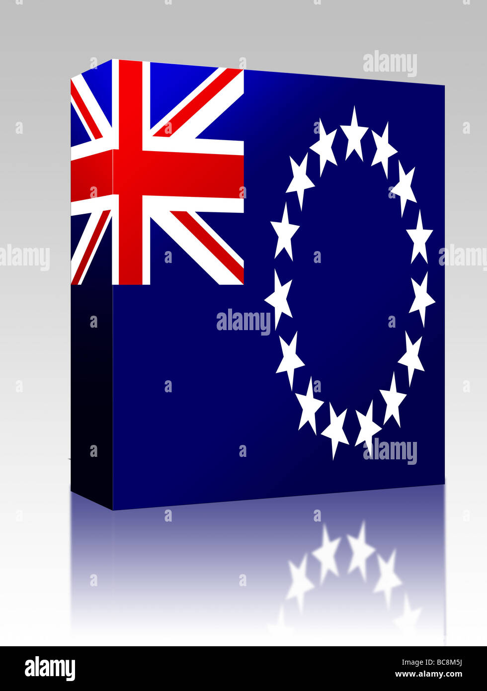 Cook islands flag clipart hi-res stock photography and images - Alamy
