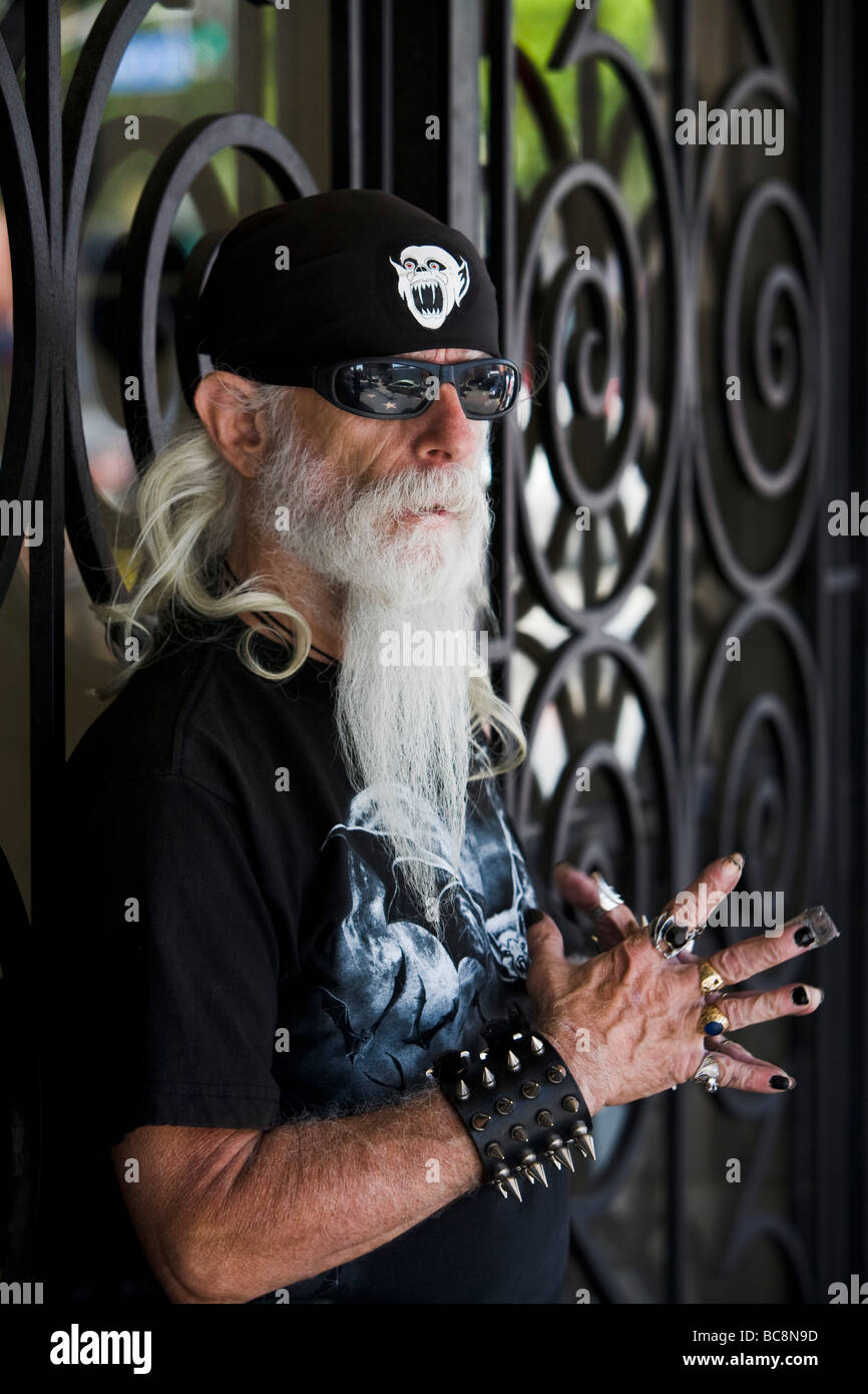 A local artist who goes by the name Rabbit on Hollywood Blvd Hollywood ...