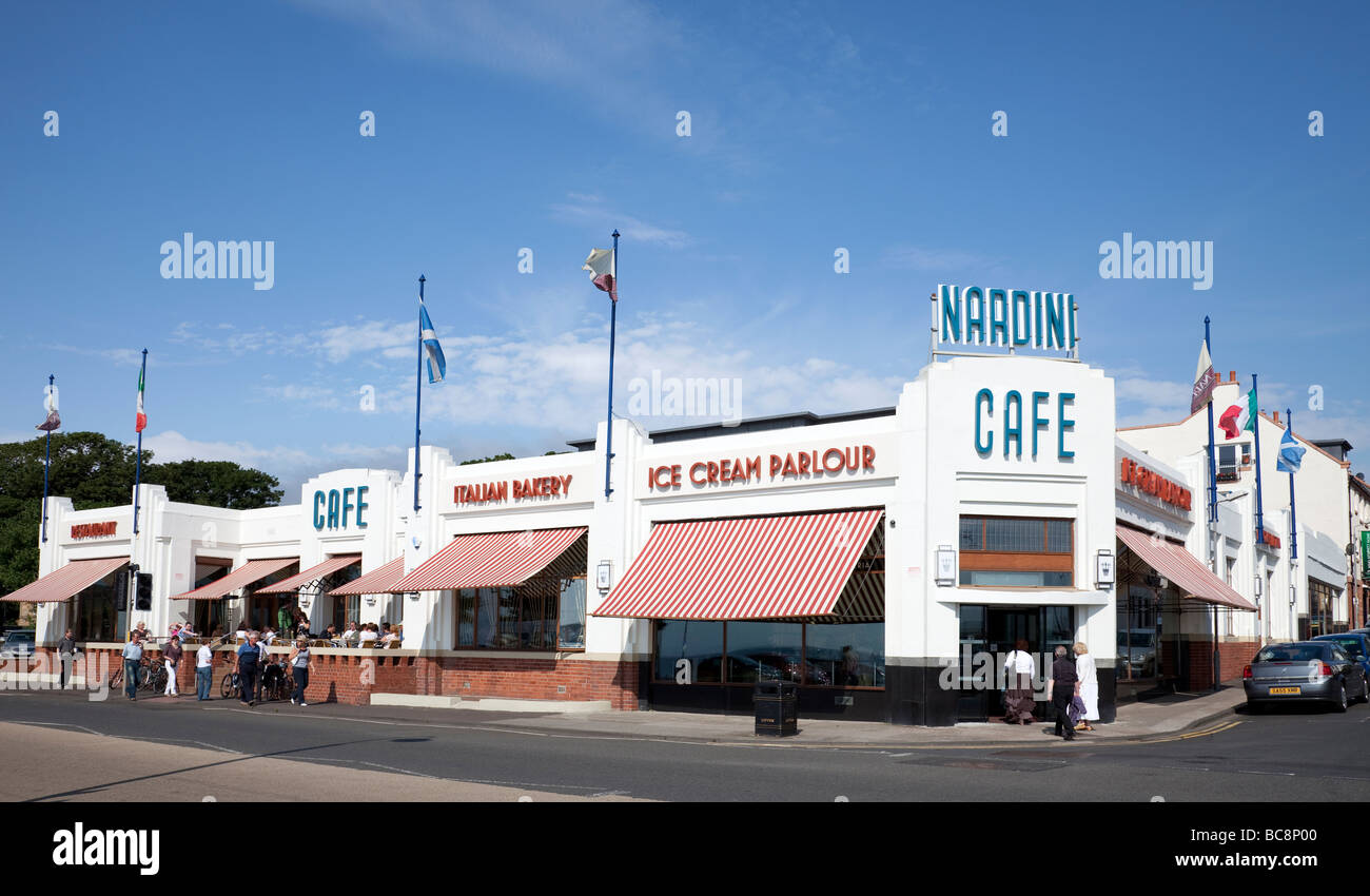 The famous Nardini's cafe/ice cream parlour in Largs, Ayrshire ...
