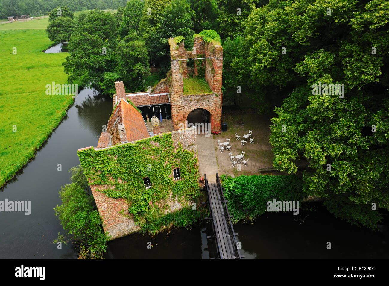 Ruine van Brederode in Santpoort Zuid near Haarlem in the Netherlands ...
