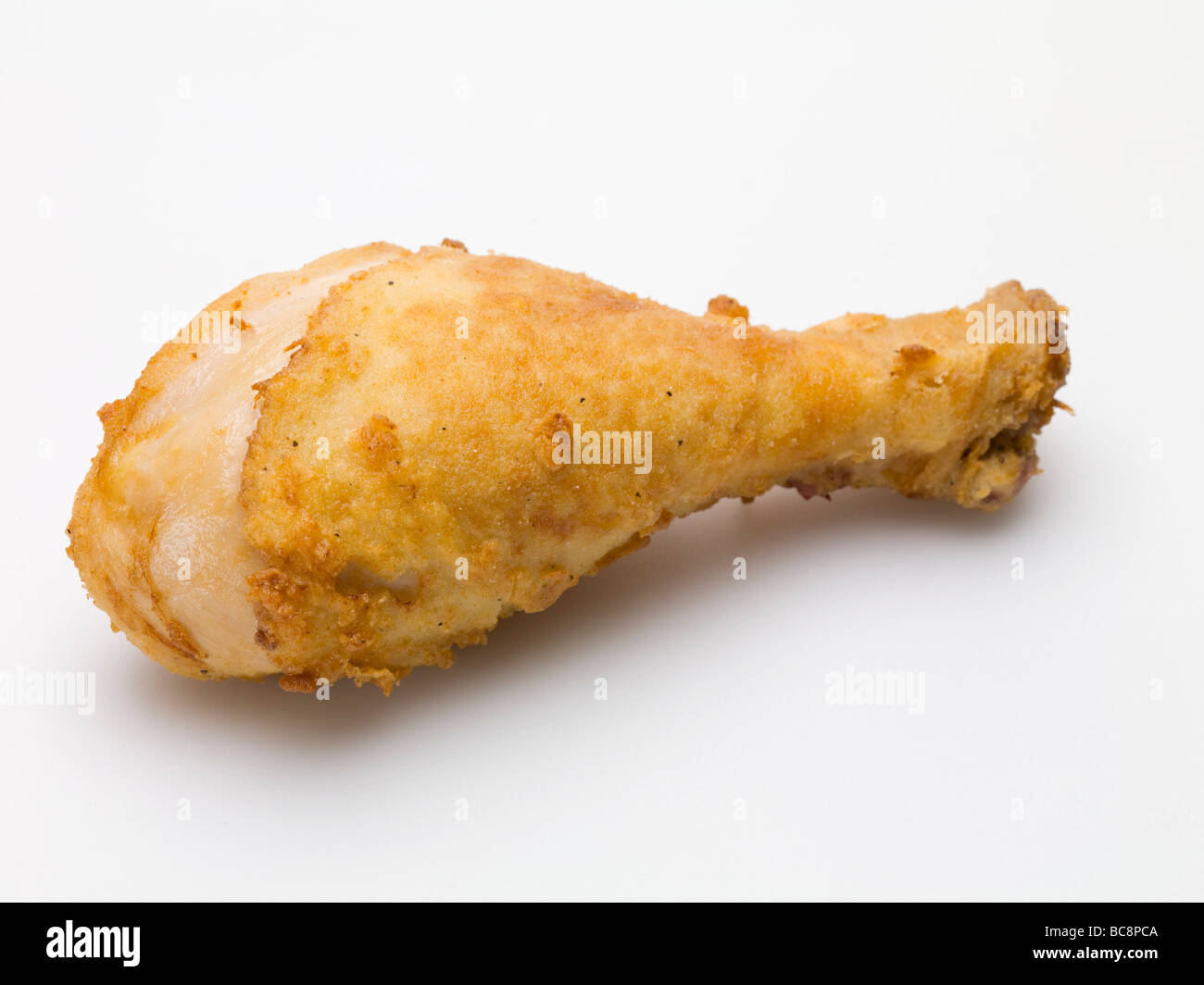 Breaded chicken drumstick Stock Photo - Alamy