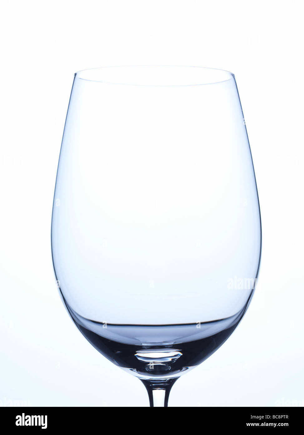 Empty wine glass Stock Photo - Alamy
