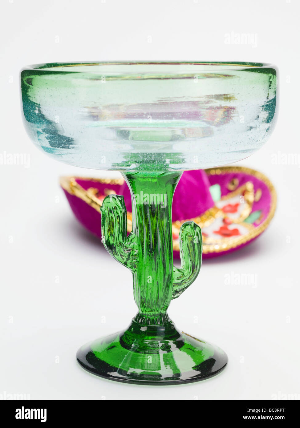 Cocktail glass for Mexican drinks Stock Photo - Alamy