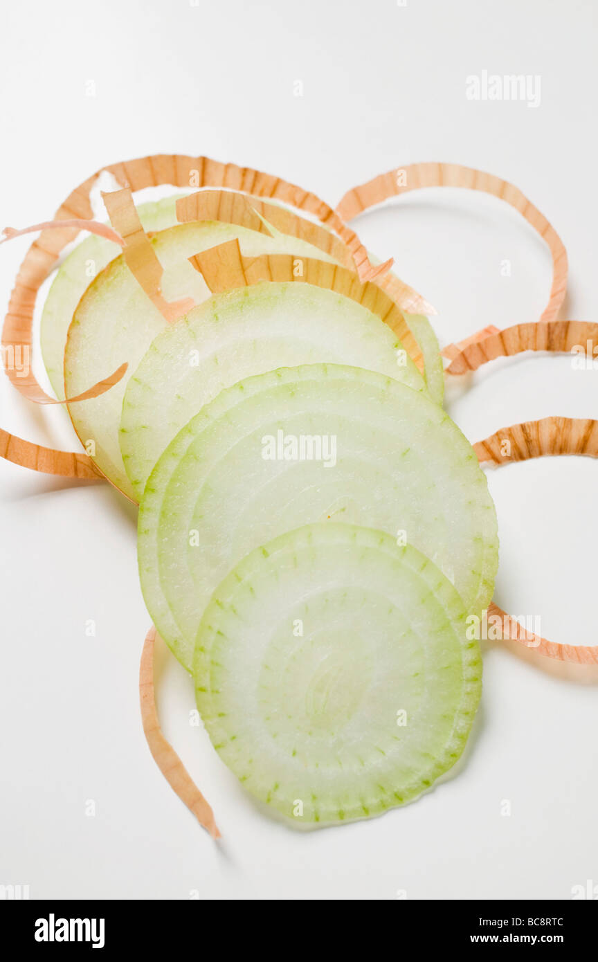 Onion, sliced Stock Photo - Alamy