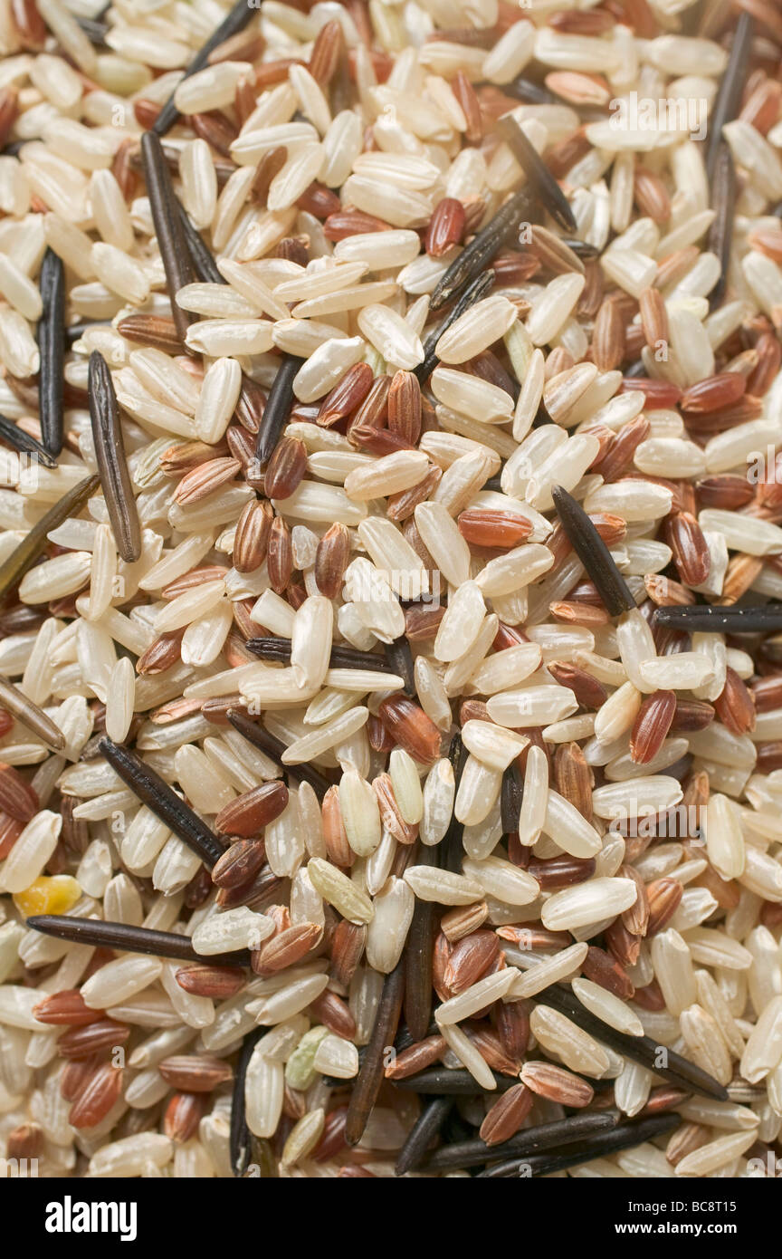 Wild rice mixture (full-frame Stock Photo - Alamy