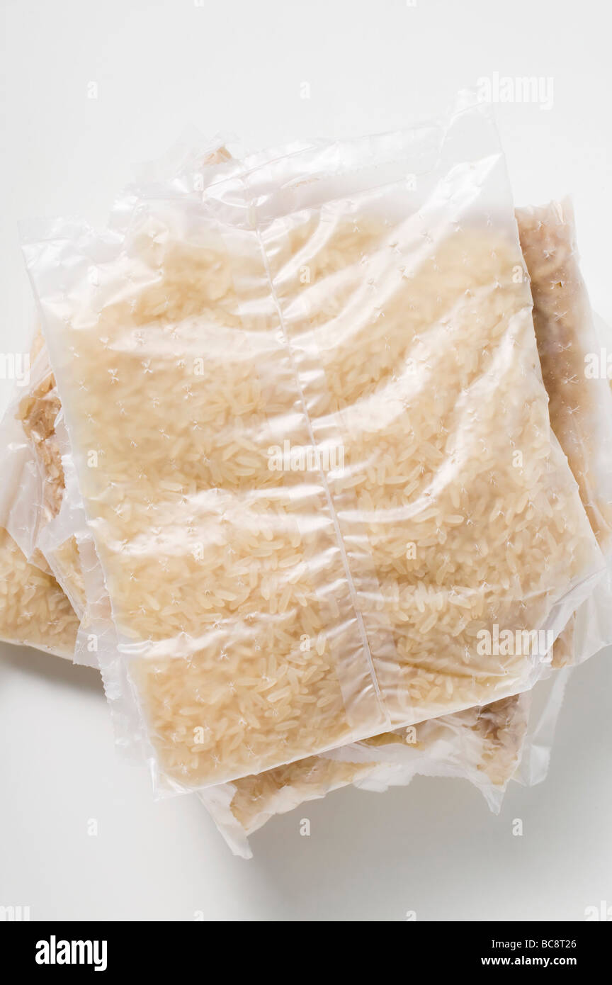 Boil-in-the-bag rice Stock Photo - Alamy