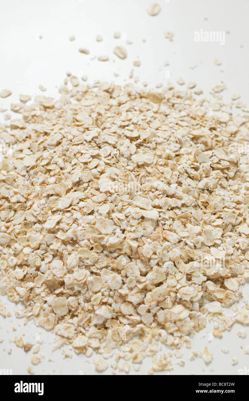 A heap of rolled oats Stock Photo - Alamy