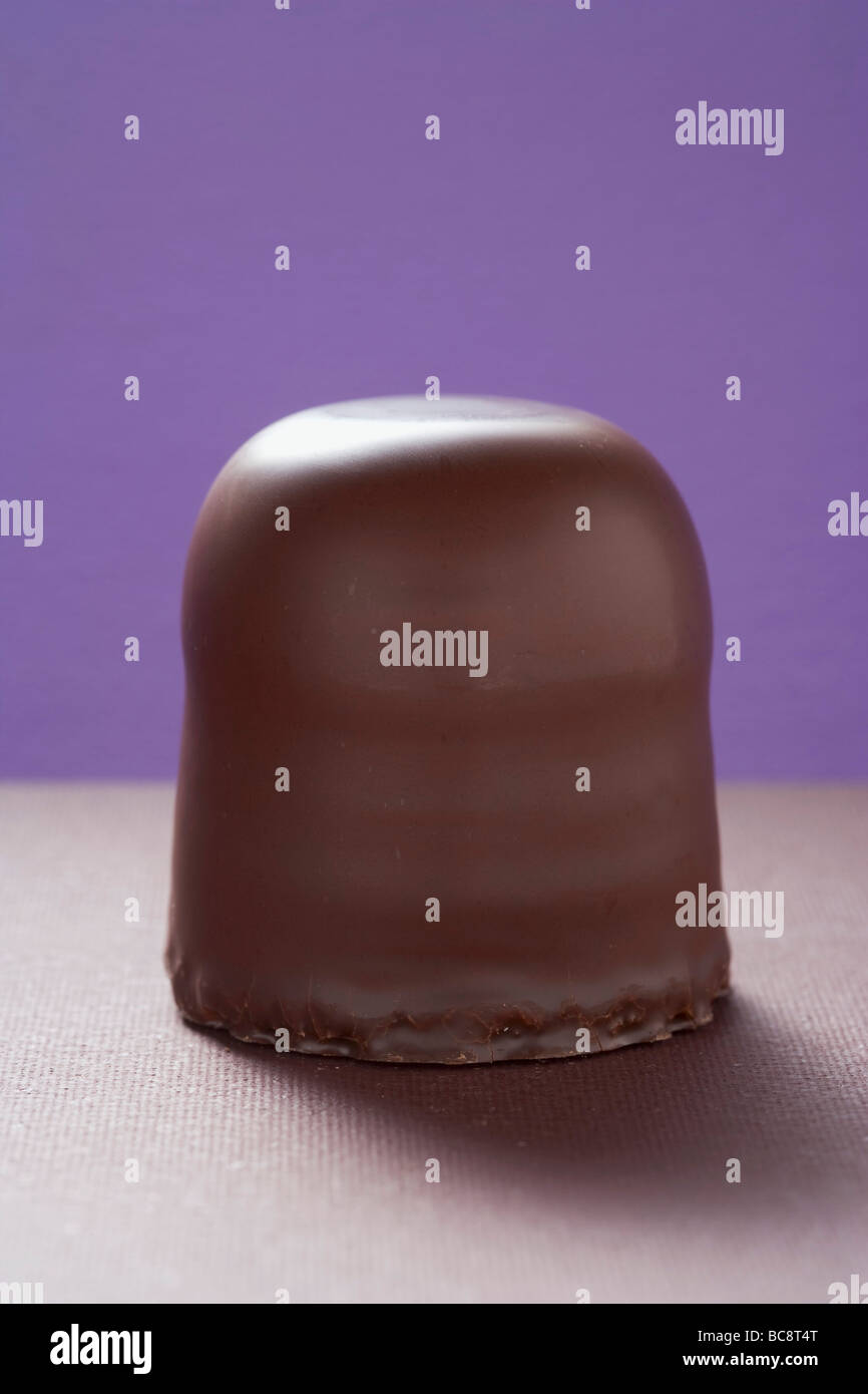 A chocolate-coated marshmallow treat Stock Photo - Alamy