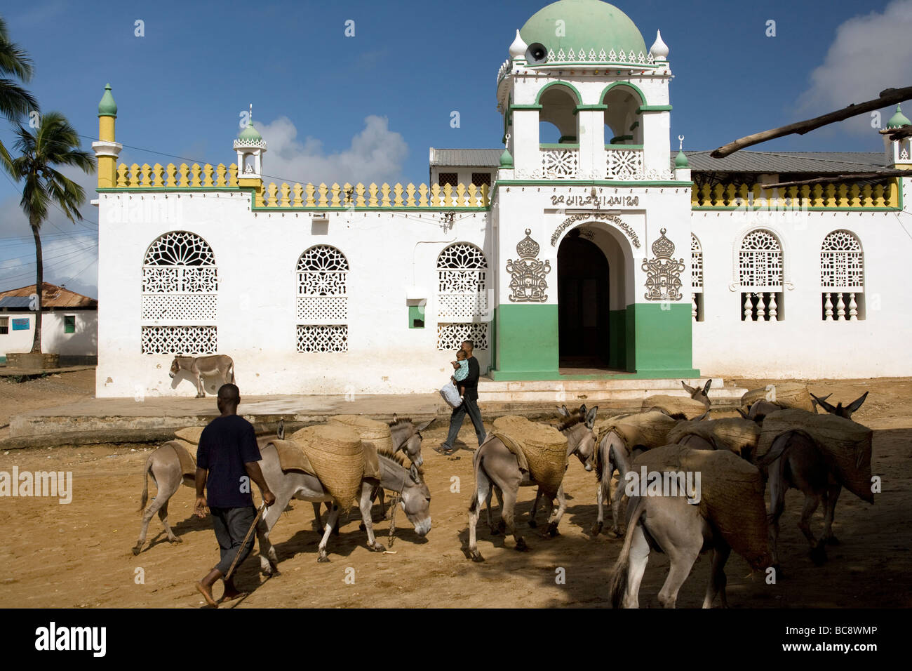 Mosque in Lamu old town - Lamu Island, Kenya Stock Photo - Alamy