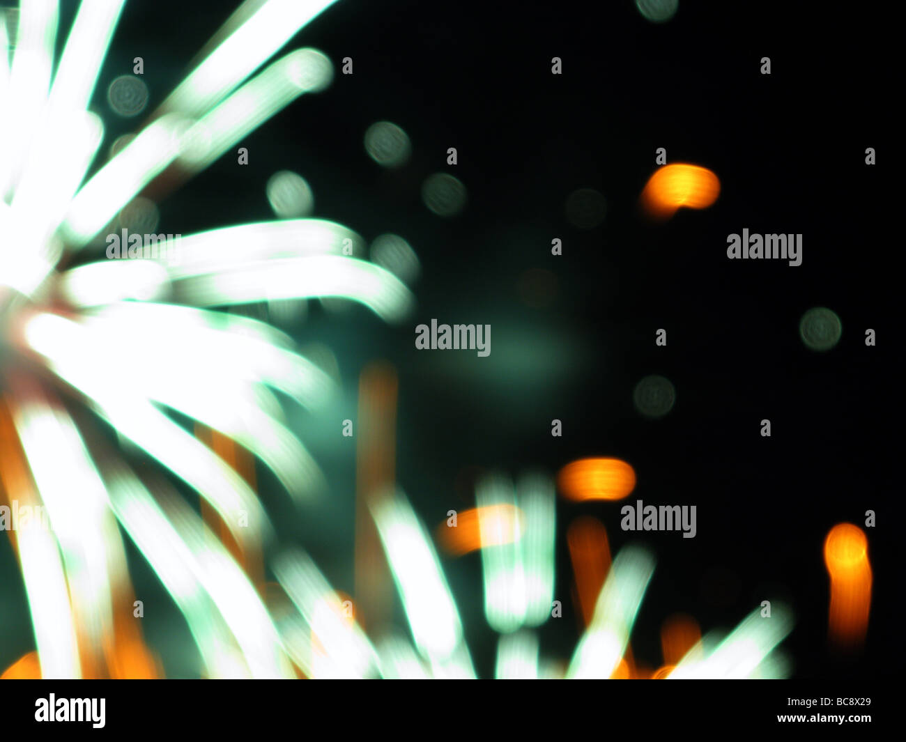 big fireworks display in night sky Stock Photo - Alamy