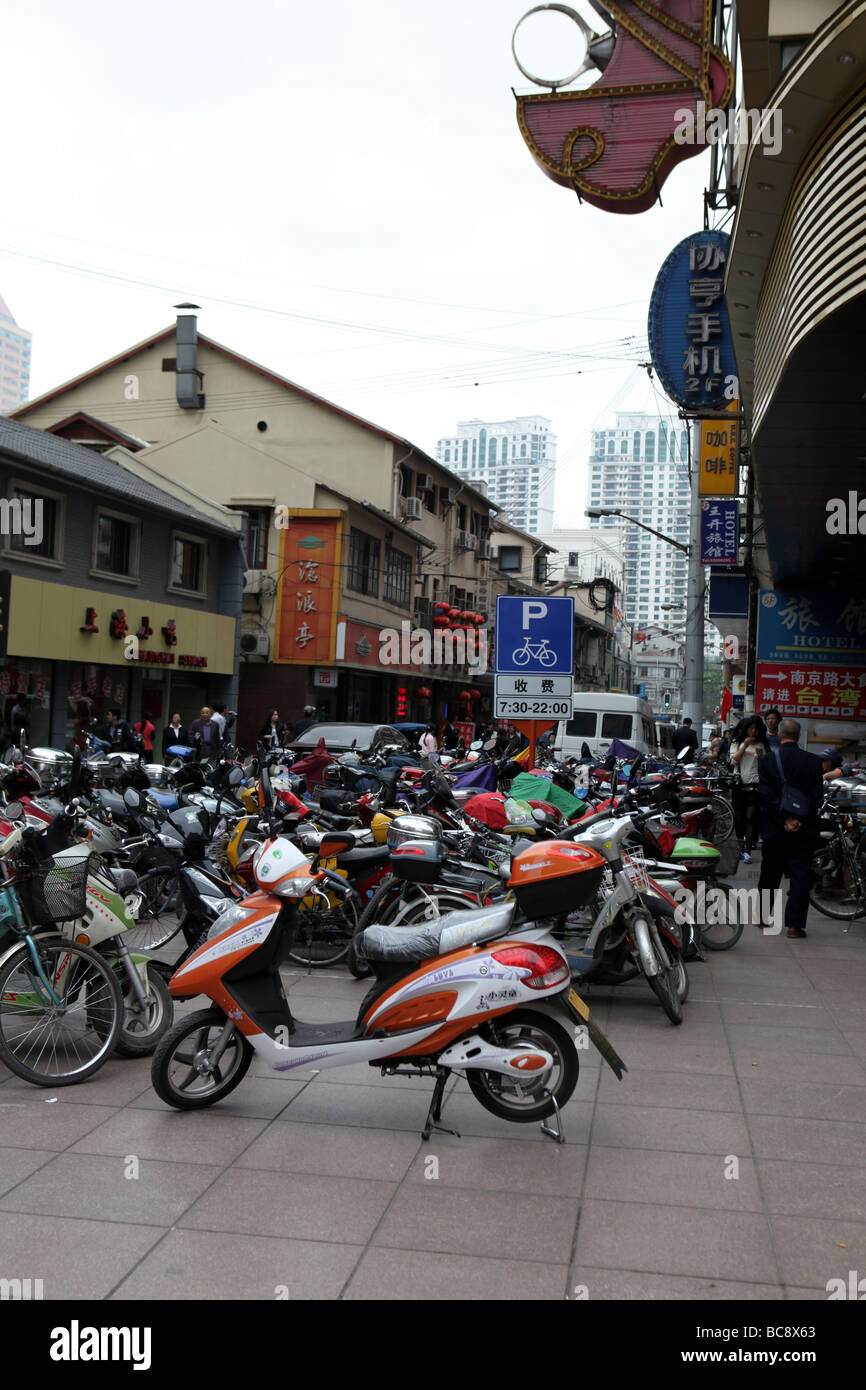 Motorbikes are seen in Shanghai, China Stock Photo - Alamy
