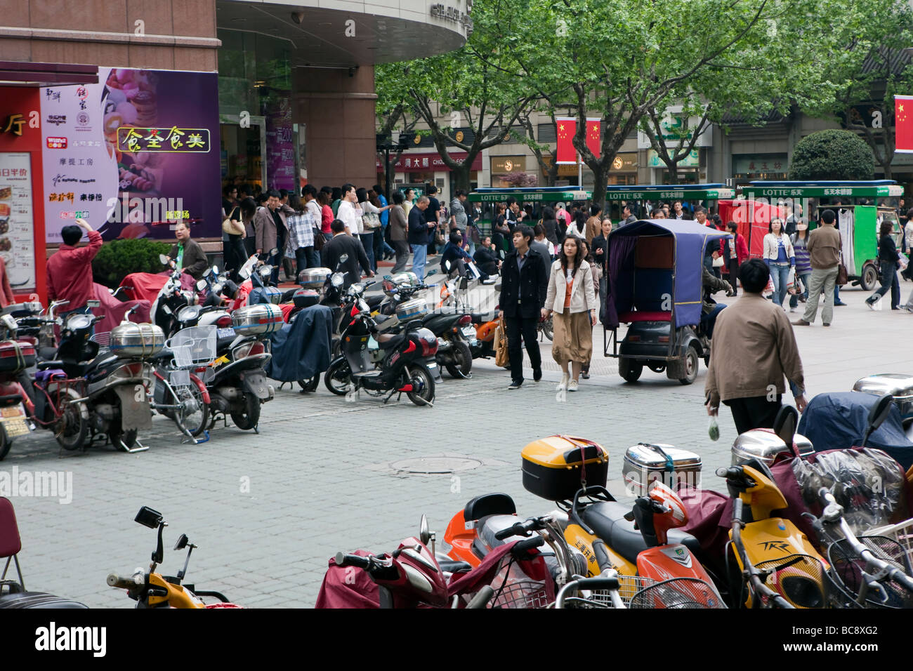 Motorbikes are seen in Shanghai, China Stock Photo - Alamy