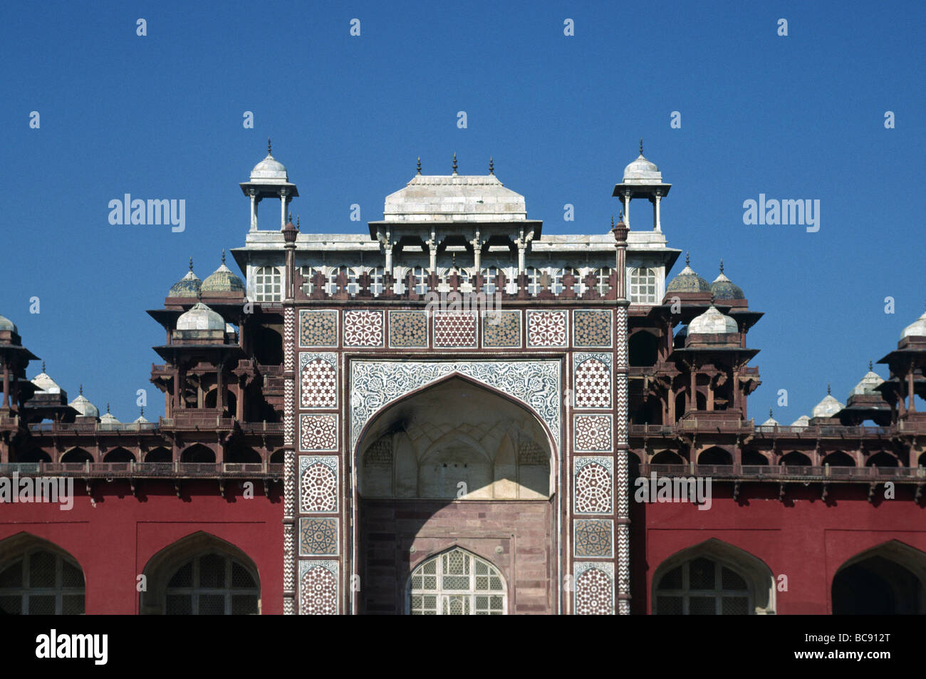 The ARCHES DOMES and mosaic INLAY WORK of the BARADI PALACE built by ...