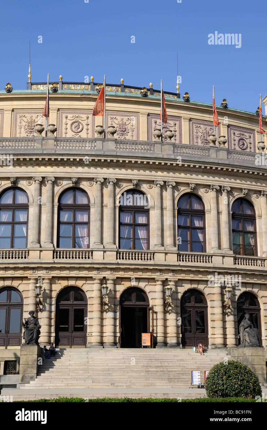 The Rudolfinum is a music auditorium and one of the most important neo ...