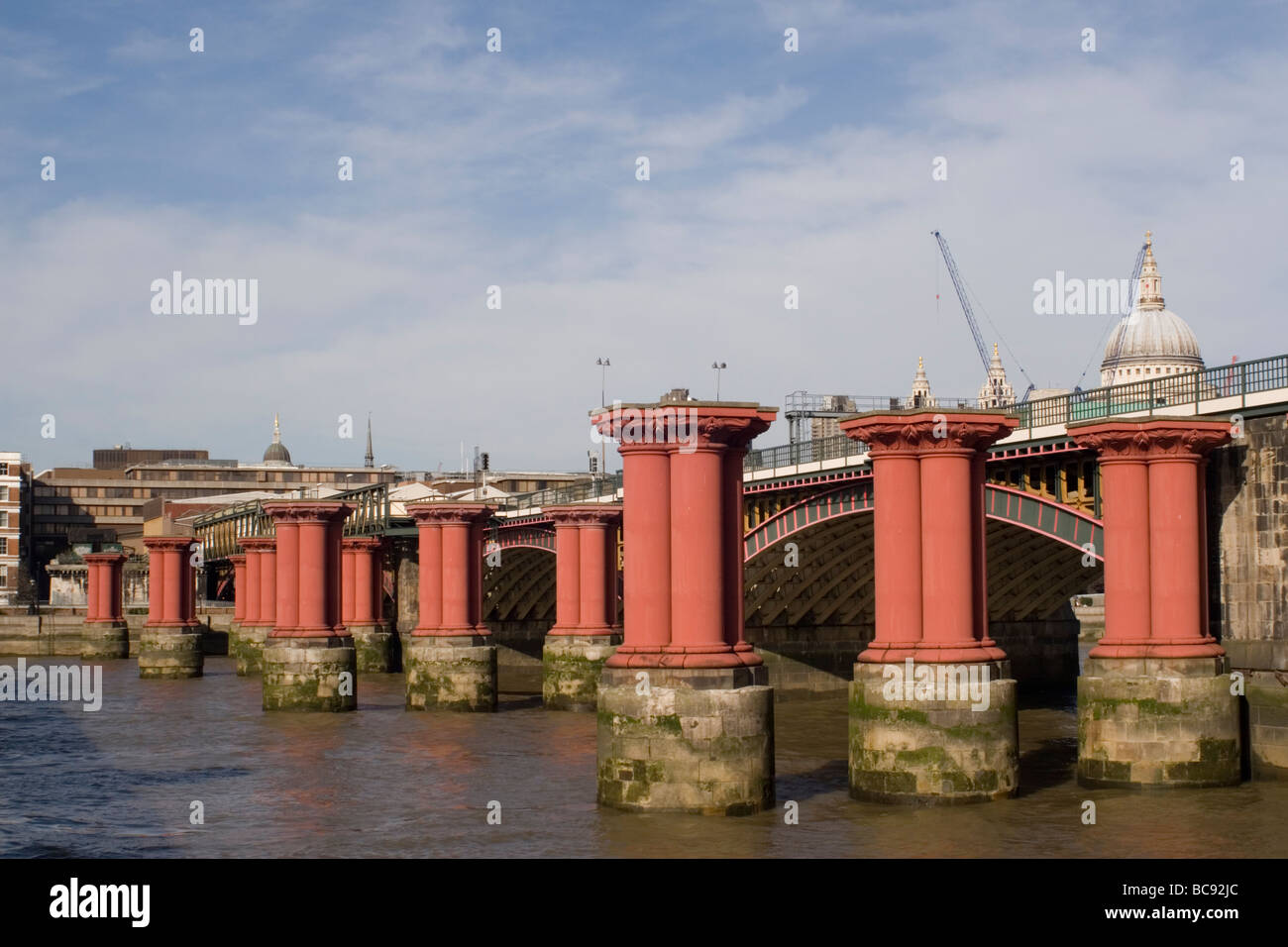 Old blackfriars railway bridge hi-res stock photography and images - Alamy