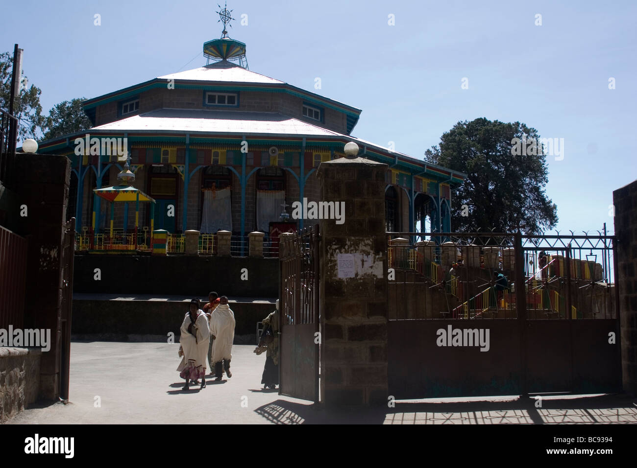 Amharic architecture worship devotion religion religious man woman ...