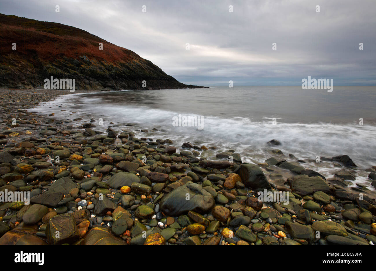 Port Cornaa Beach Maughold Isle Of Man Stock Photo - Alamy