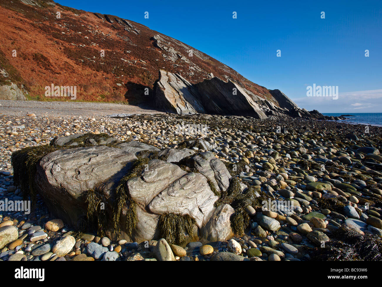 Dhoon Bay Isle Of Man Stock Photo - Alamy