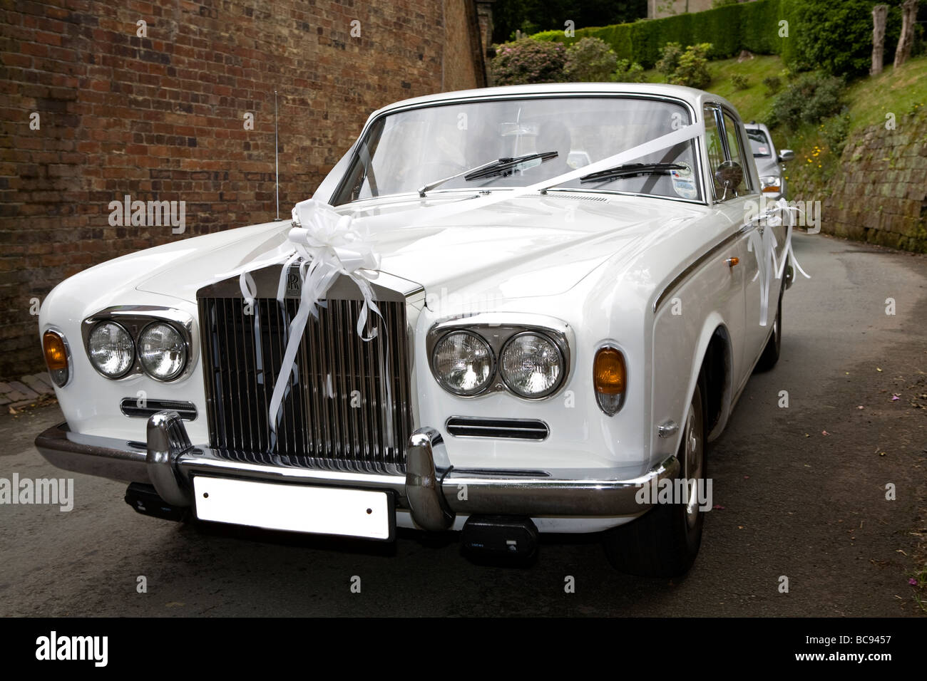 rolls royce wedding car Stock Photo - Alamy