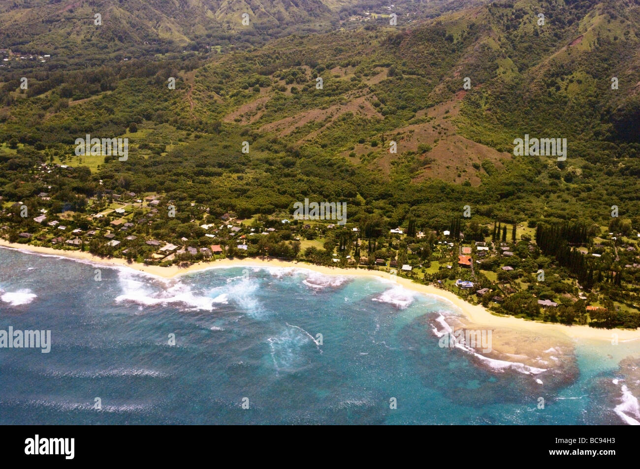 Kanaha Beach Kauai HI Stock Photo - Alamy
