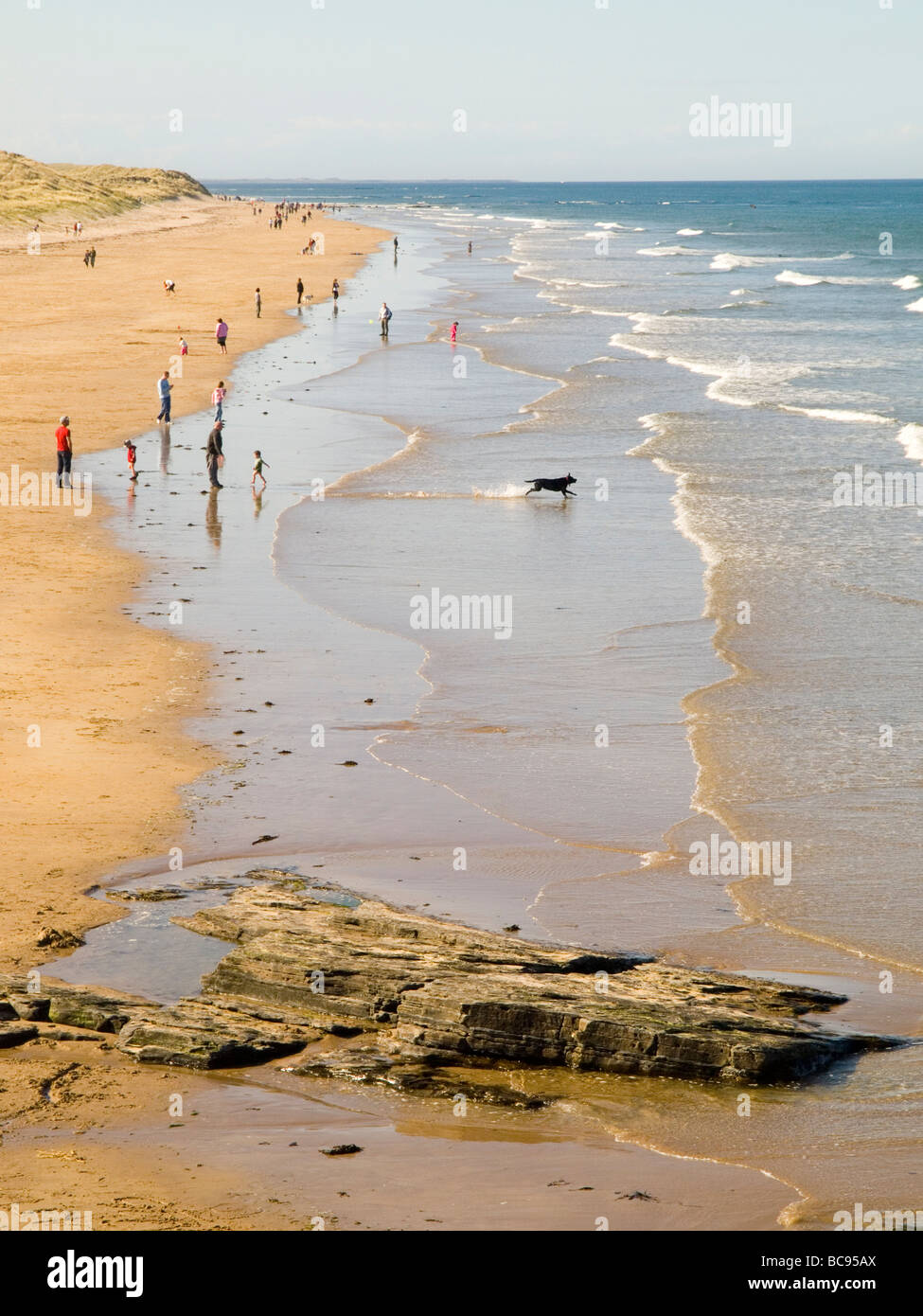 Rocks on beach seahouses hi-res stock photography and images - Alamy