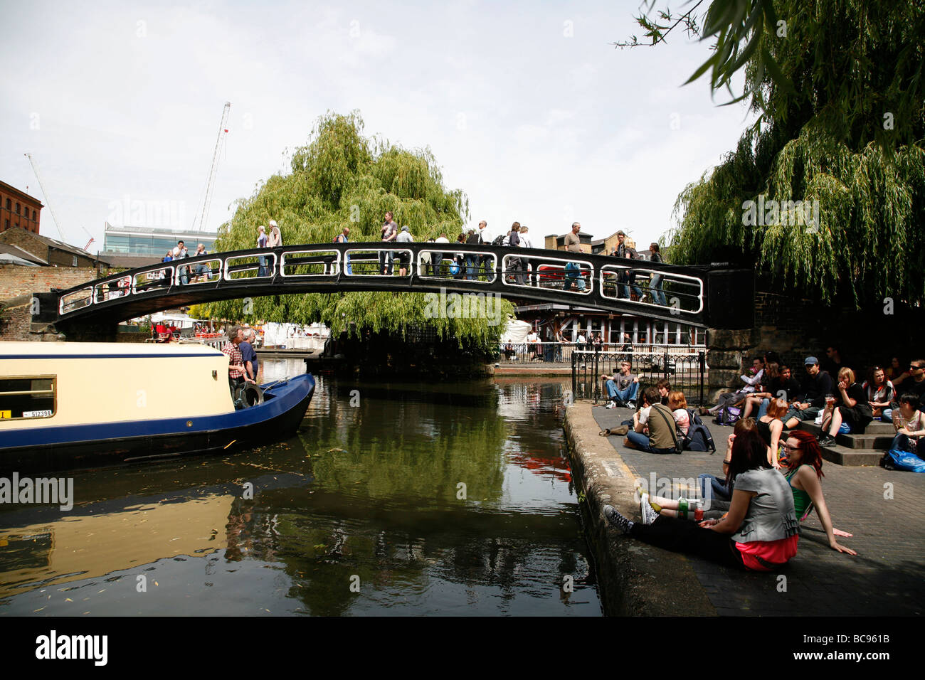 Regents Canal at Camden Lock, Camden, London, UK Stock Photo - Alamy