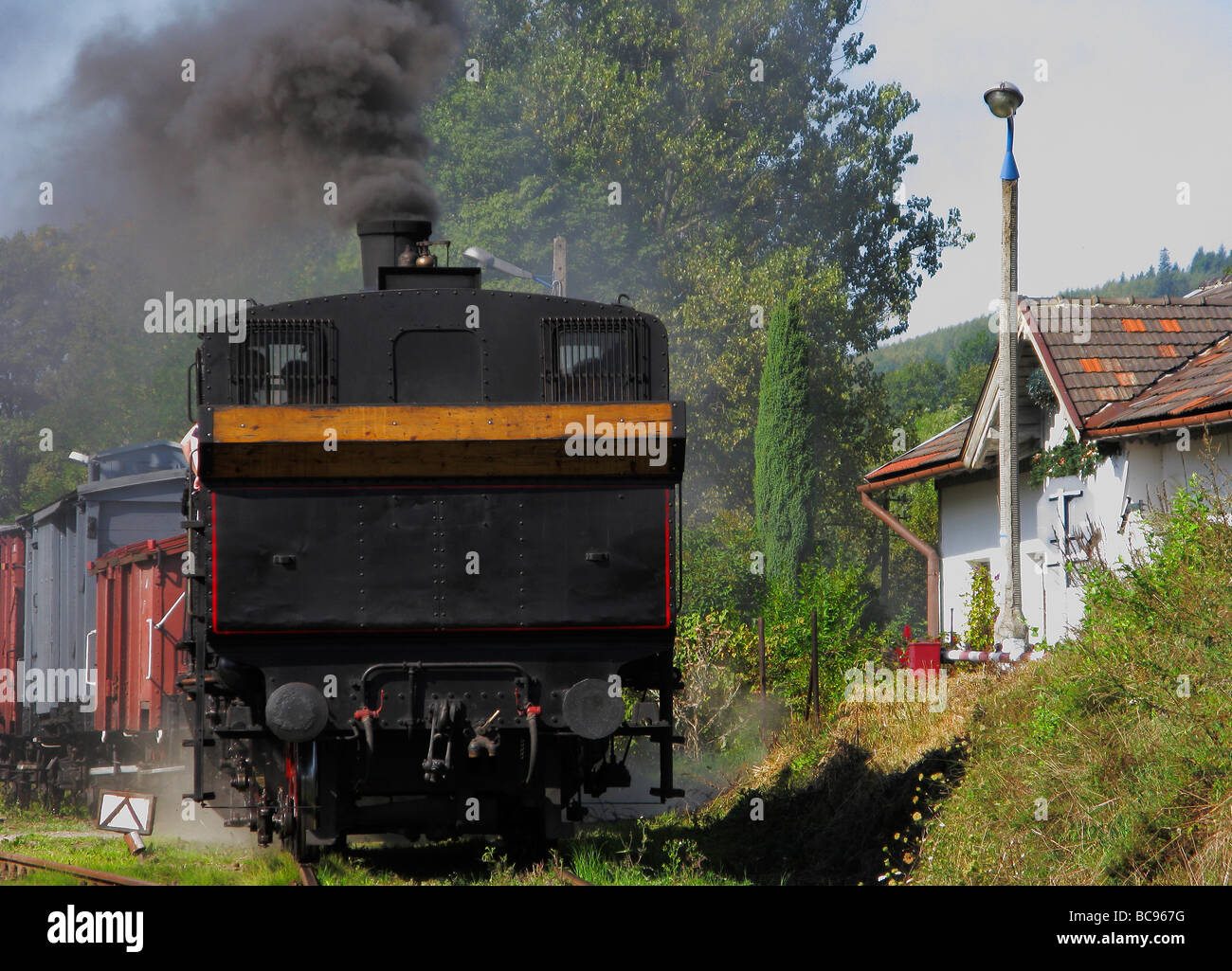Train railroad crossing poland hi-res stock photography and images - Alamy