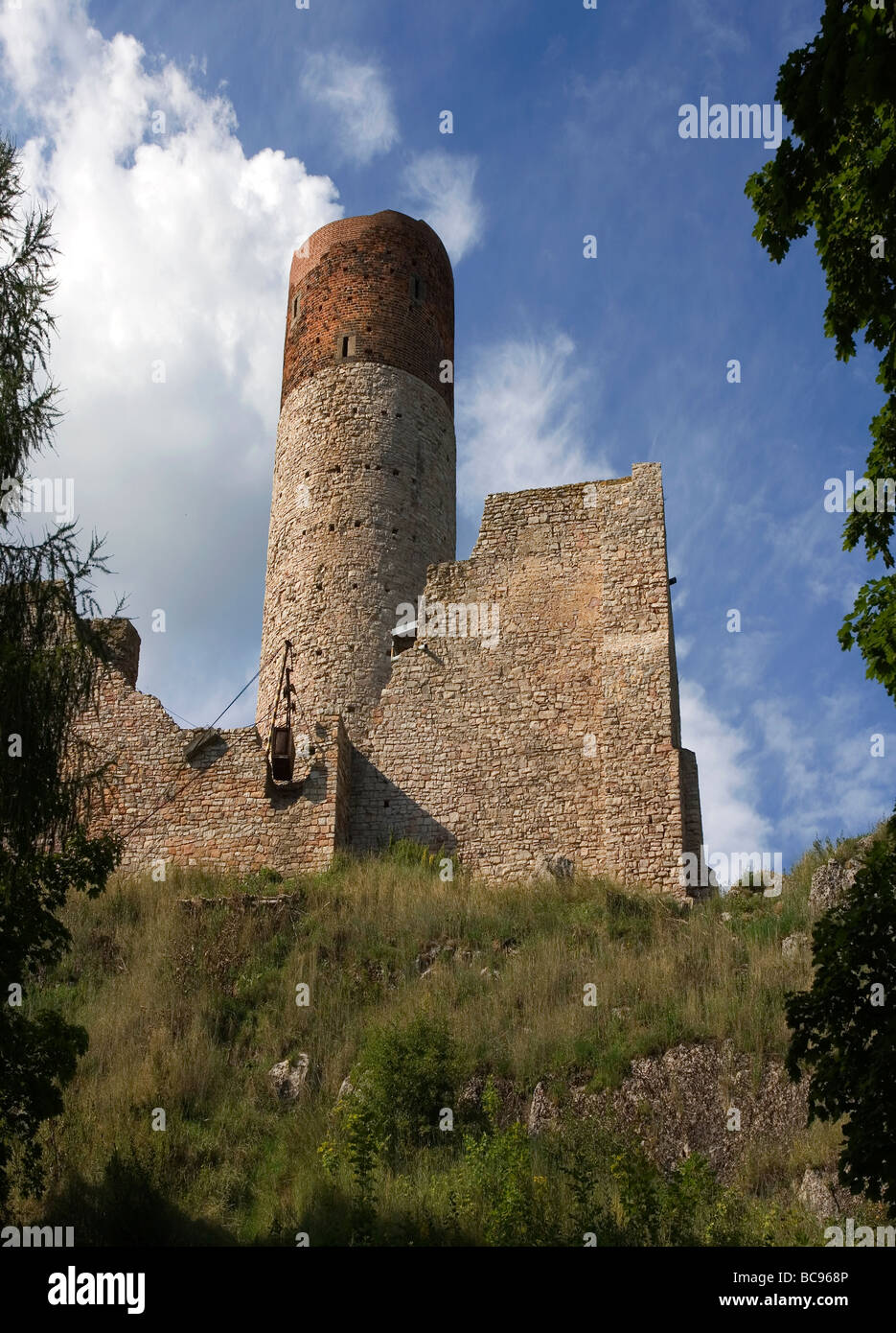 Checiny Castle Poland Stock Photo - Alamy