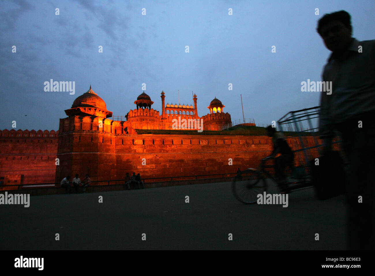The Red Fort is seen at sunrise in New Delhi India One of the most ...
