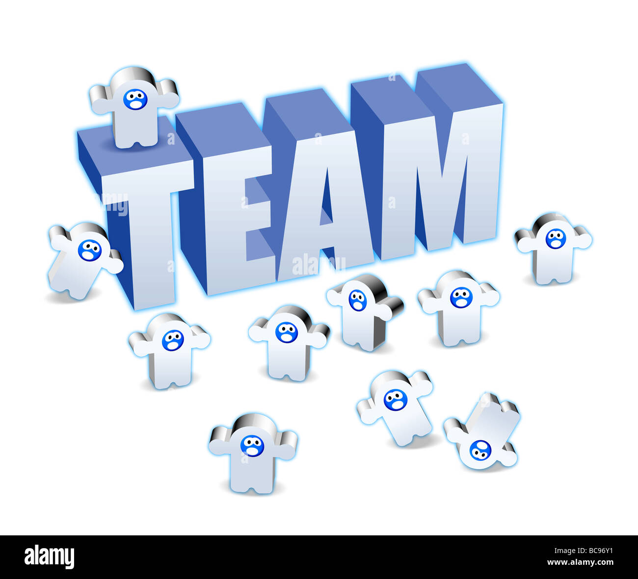 Workforce cartoons Cut Out Stock Images & Pictures - Alamy