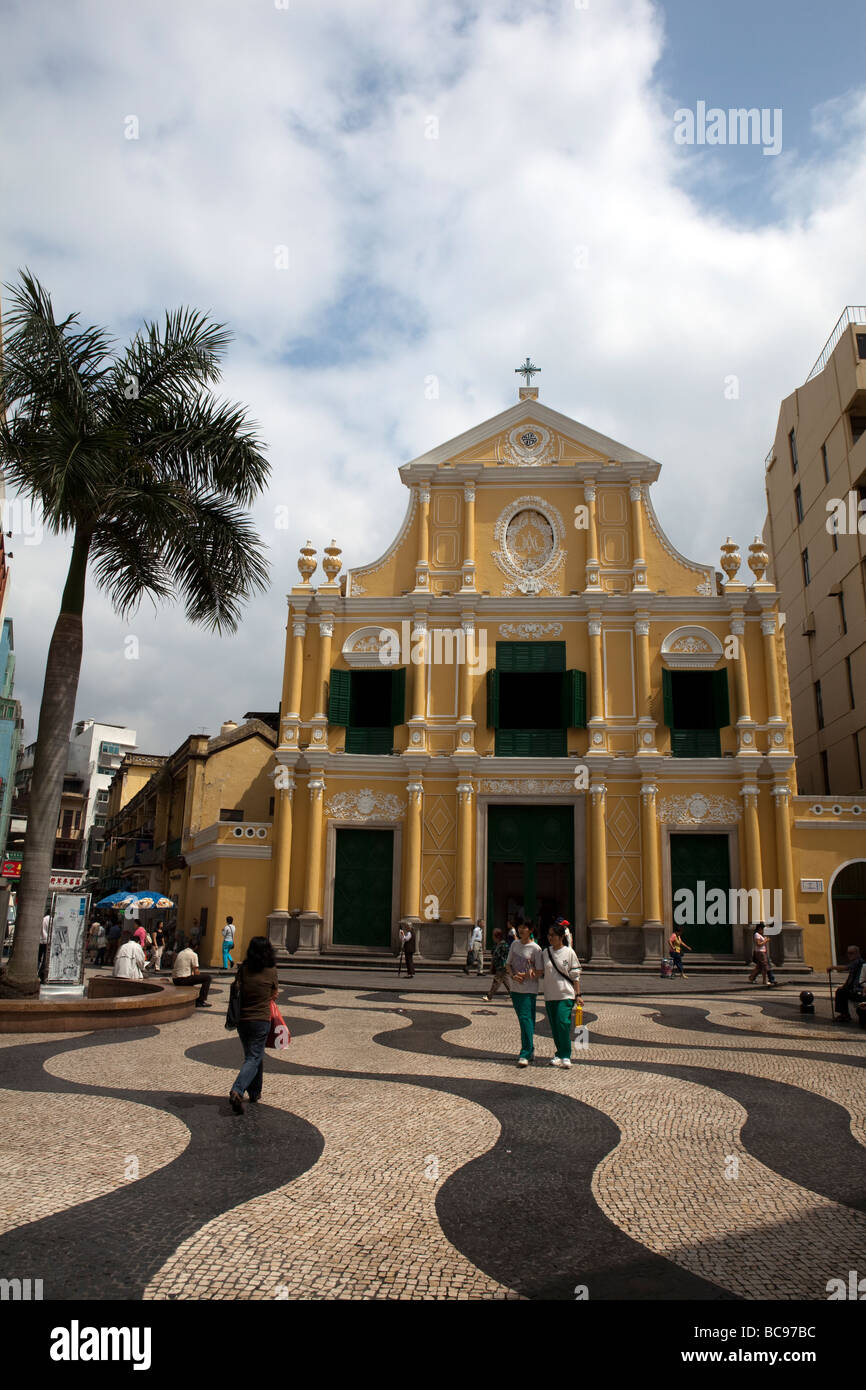 The Church of St. Dominick is seen in Macau, China Stock Photo - Alamy